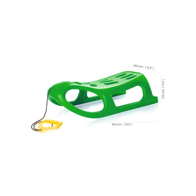 Green child sledge