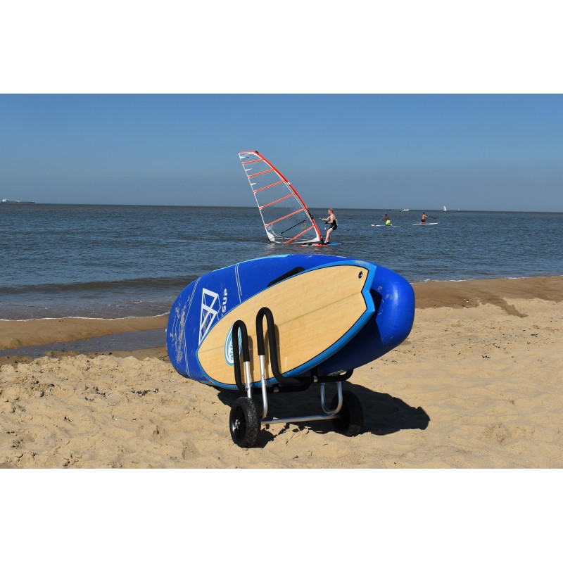 Aluminium transport trolley for 2 paddles - trolley in M