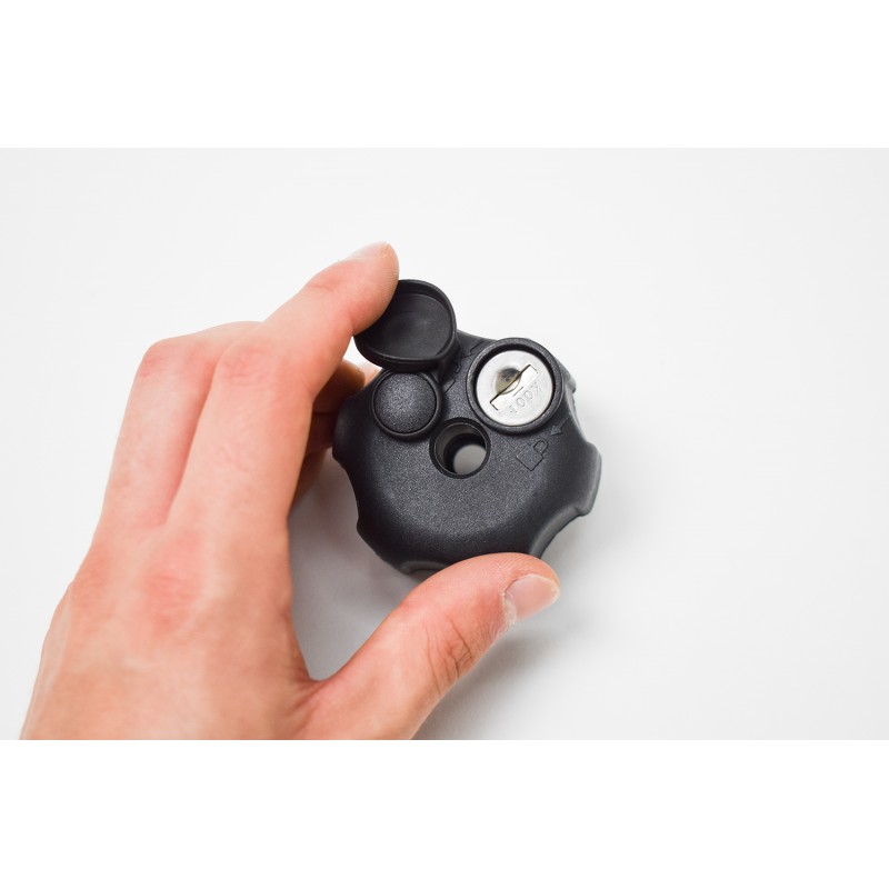 Knob fietsendragers 10 mm met slot voor BUZZRACK