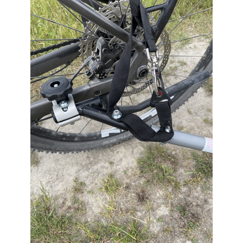 BICYCLE TRAILER ADAPTER FRAME CLAMP