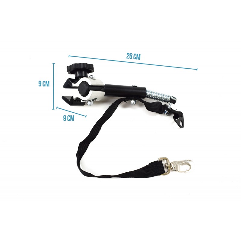 BICYCLE TRAILER ADAPTER FRAME CLAMP